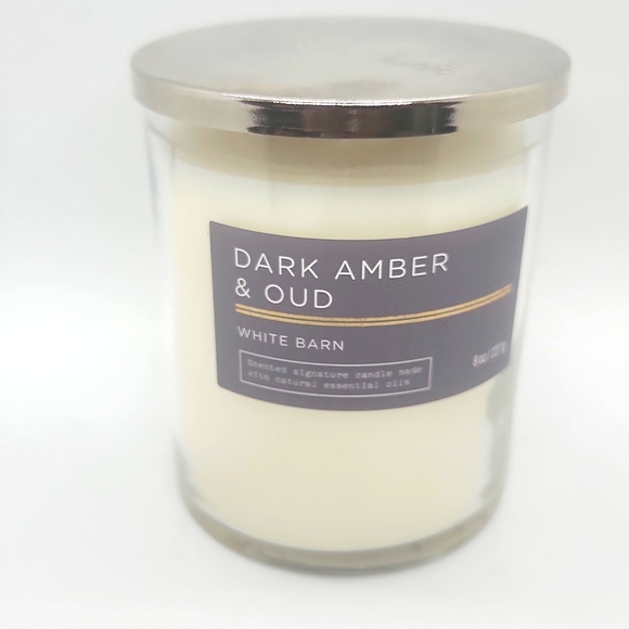 White Barn | Accents | New Bbw White Barn Signature Dark Amber Oud 8oz ...